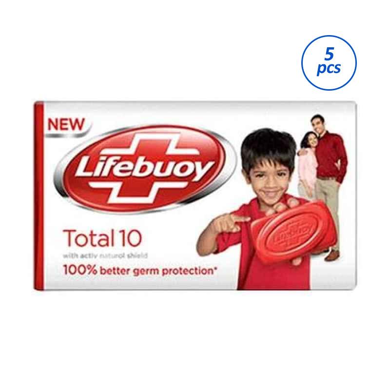 Jual LIFEBUOY Merah Sabun Batang Total 10 [75 g x 5 pcs] di Seller Toko ...