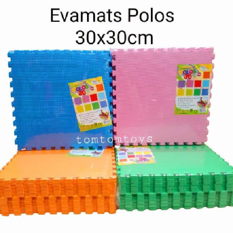 Jual Evamats Polos Sponge Alas Lantai 30x30cm Di Seller Tomtomtoys ...