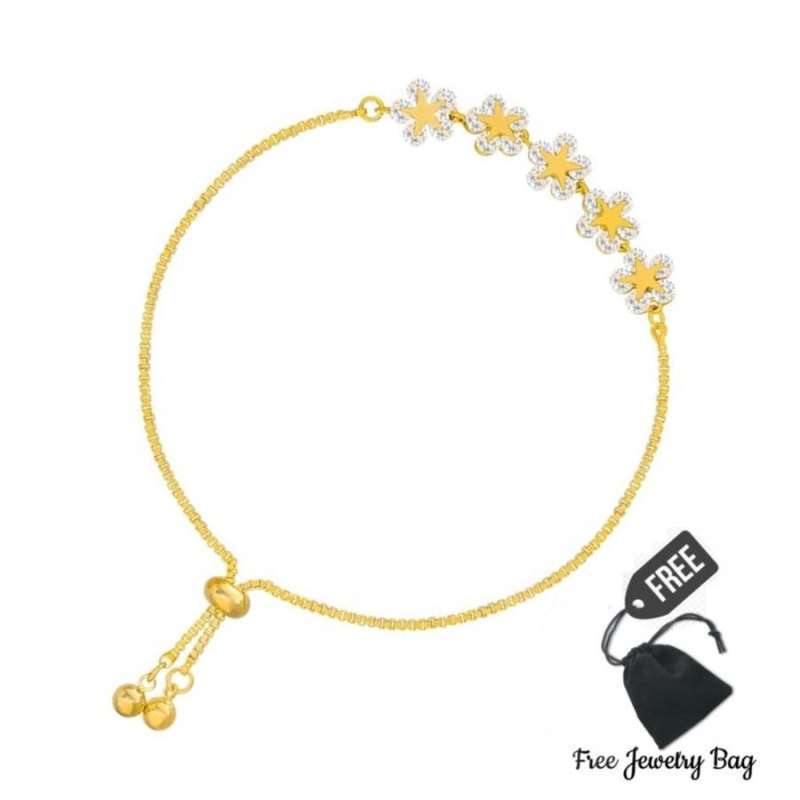 Jual Gelang Emas Tali Wanita 🏷️ Model Premium Original Terbaru & Harga ...