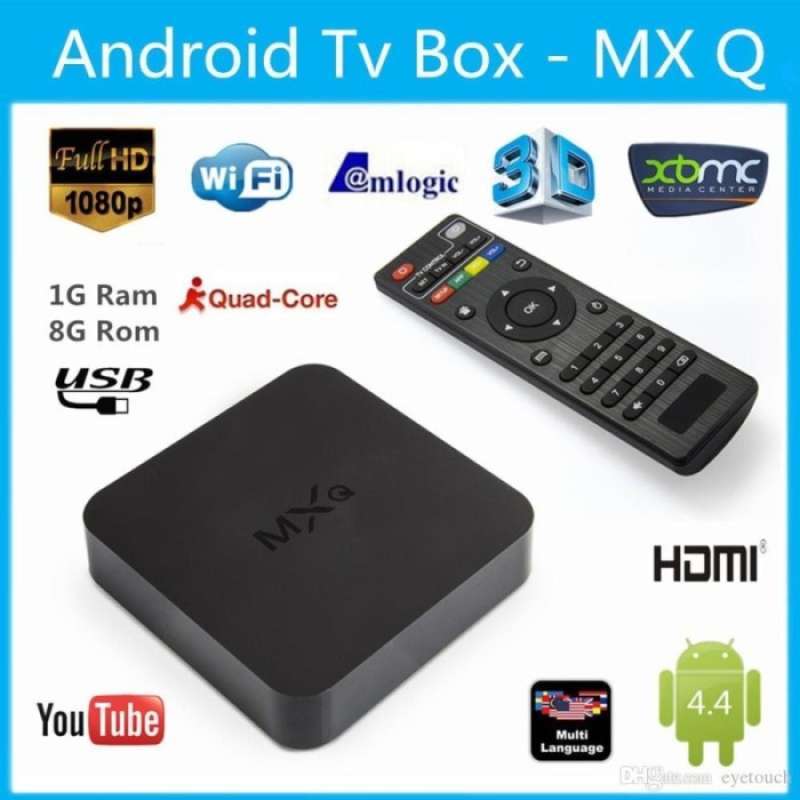 Jual TV BOX Android MXQ-Pro 4K Smart TV Box MXQ di Seller NEW VISION ...