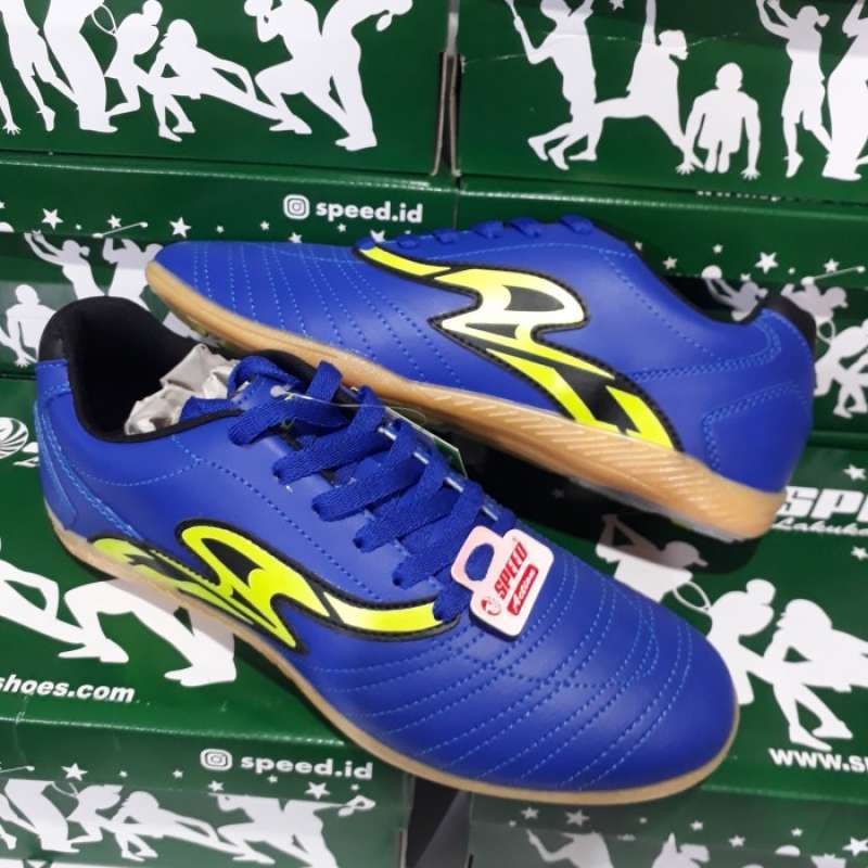 Promo sepatu futsal biru Speed original la liga tropi Diskon 33% di ...