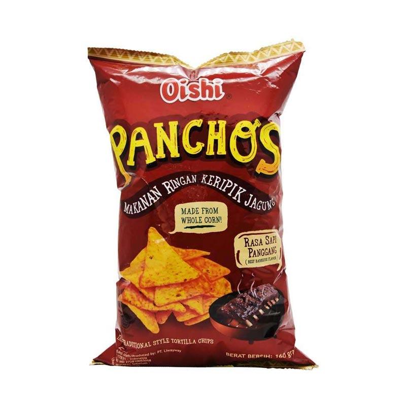 Promo Oishi Panchos Rasa Sapi Panggang Snack [160 g] Diskon 8% di ...