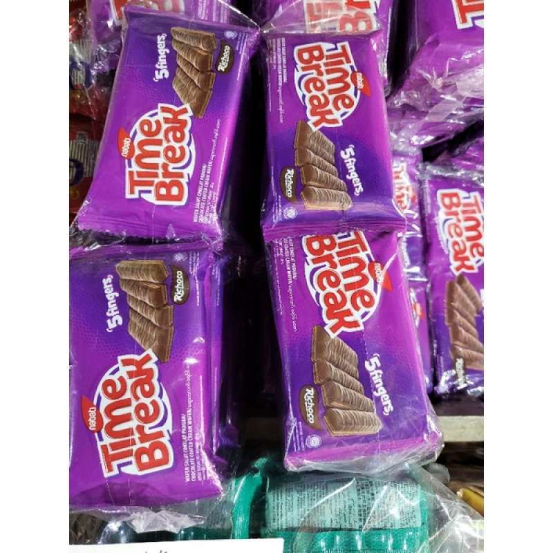 Jual Nabati Time Break 5 Fingers Nabati Wafer Time Break Isi 20pcs X ...