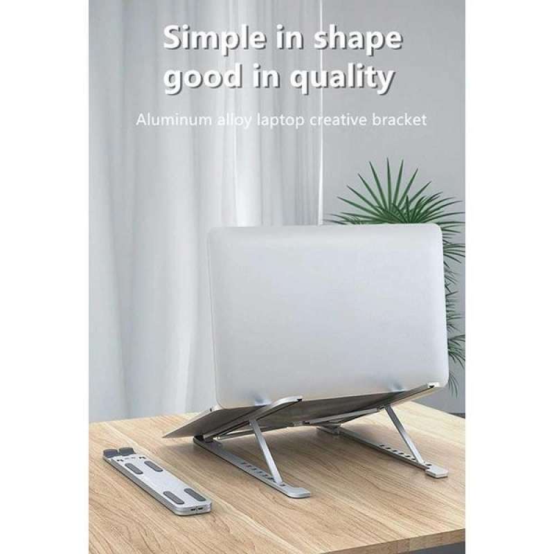 Jual KOMPUTER AKSESORIS FGH LAPTOP STAND ALUMINIUM FOLDABLE ADJUSTABLE ...
