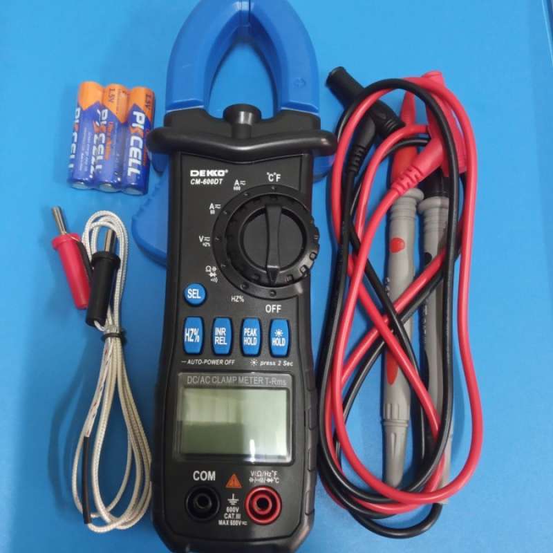Promo Tang Ampere Ac/Dc Digital Dekko Cm-600Dt Cm600Dt Clamp Meter ...