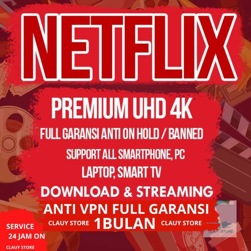 Promo Netflix Premium 1 Bulan Anti Hold Netflix Premium 1 Bulan Full ...