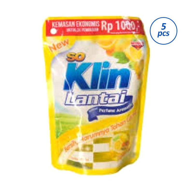 Jual SOKLIN Lantai Citrus Kuning [80 mL/ 5 pcs] di Seller Babang store ...
