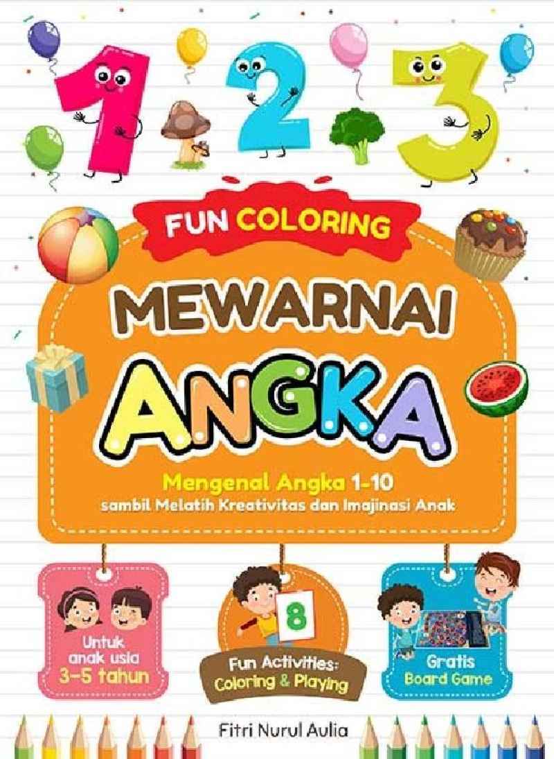 Jual Buku Fun Coloring Mewarnai Angka Di Seller Buku Happy Kab Tangerang Banten Blibli
