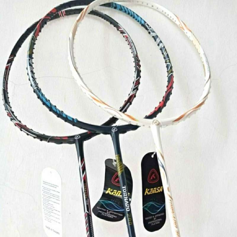 Jual RAKET BULUTANGKIS BADMINTON KANSA TORNADO 100/200/300 MADE IN ...