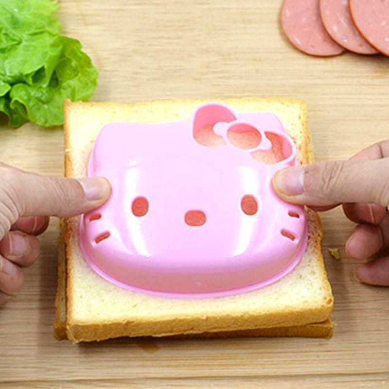 Jual Cetakan Makanan Cetakan roti/nasi karakter hello kitty beruang ...