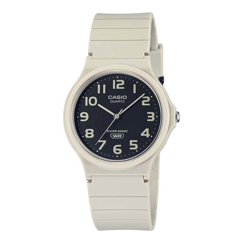 Jual Jam Tangan Pria Casio Standard MQ-24UC-8BDF Black Dial Matte Beige ...