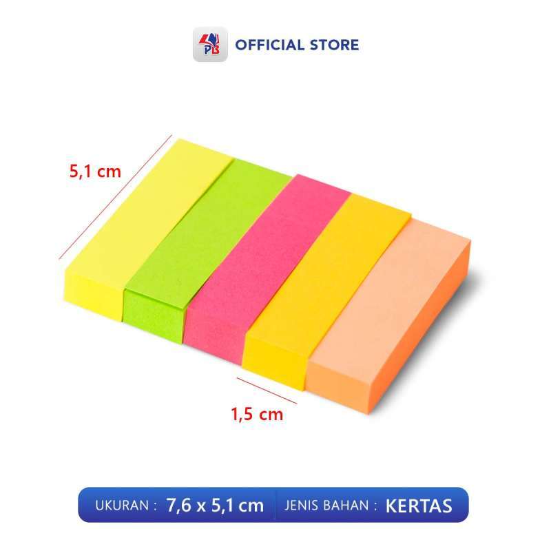 Promo Sticky Notes Pastel Eselon 5 Warna Stiki Notes Isi 100 Sheets ...