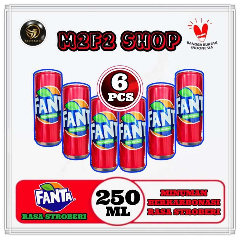Promo Fanta Kaleng | Can - 250 ml (Kemasan 6 Pcs) Diskon 18% di Seller ...
