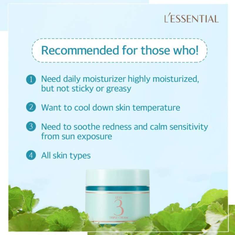 Jual L'essential Triple Cream 20ml Di Seller Million Beauty Care ...