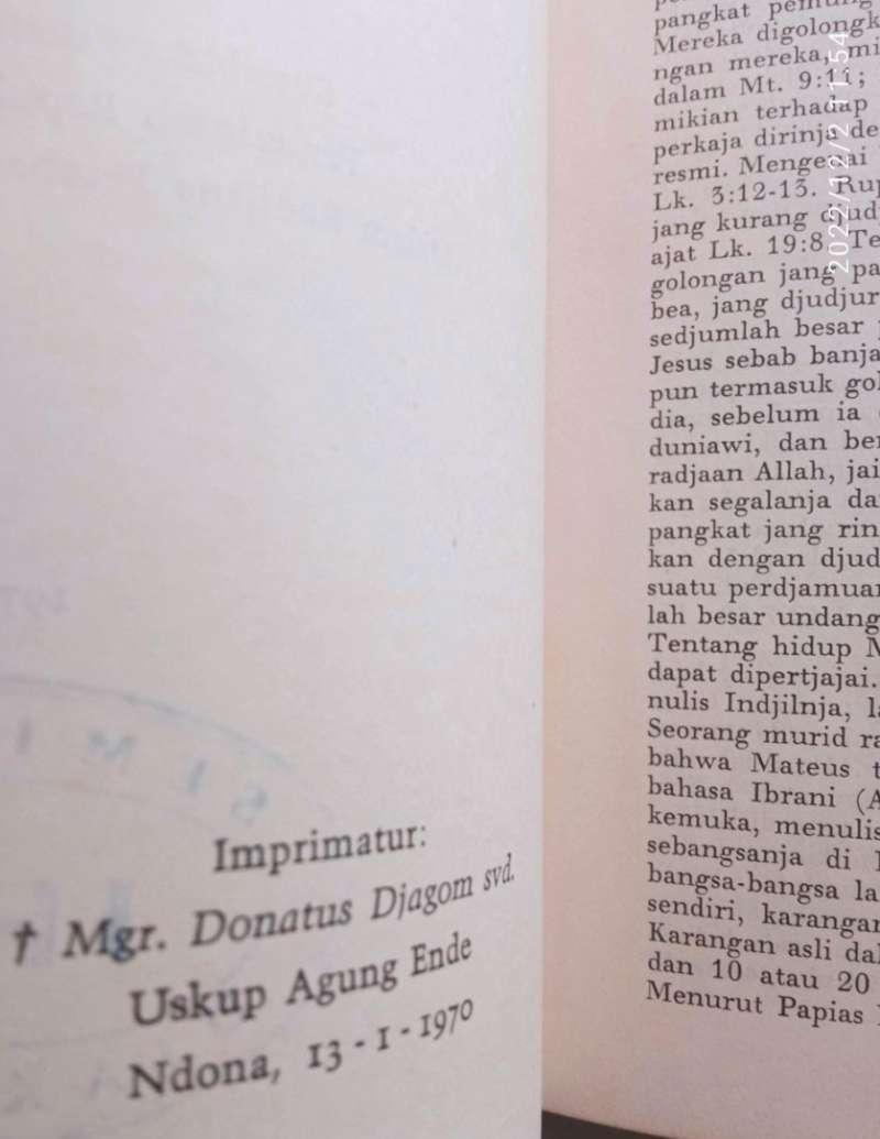 Jual Kitab Injil Katolik Produksi Arnoldus Ende Di Seller Welo - Pulo ...