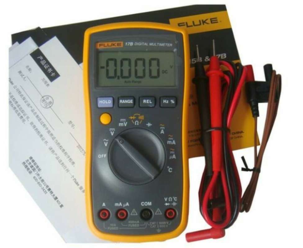 Jual Fluke 17b Plus Digital Multimeters Multimeter Asli Di Seller ...