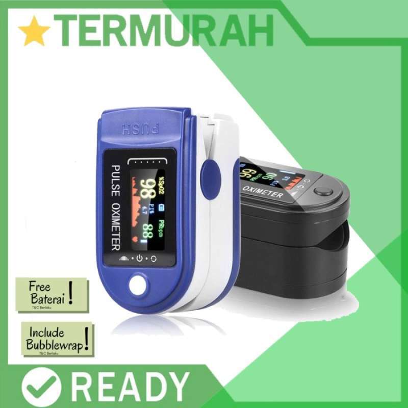 Jual Oximeter Digital Fingertip Pulse Oximetry Saturation Led Monitor ...