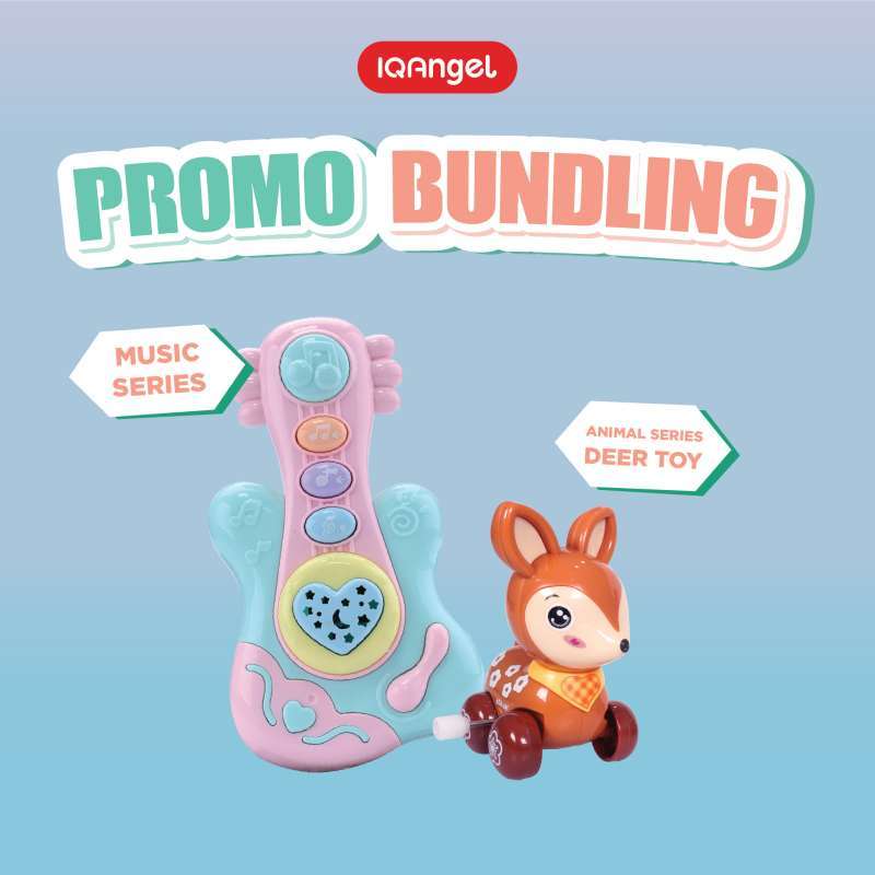 Jual Iq Angel Guitar Toys Dan Iq Angel Deer Toys Kegiatan Mainan Bayi ...