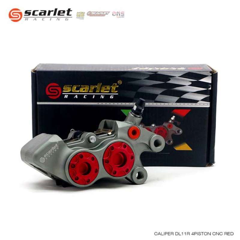 Jual Scarlet Racing - Cakram Depan Kaliper Caliper Motor Dl11r 4 Piston ...