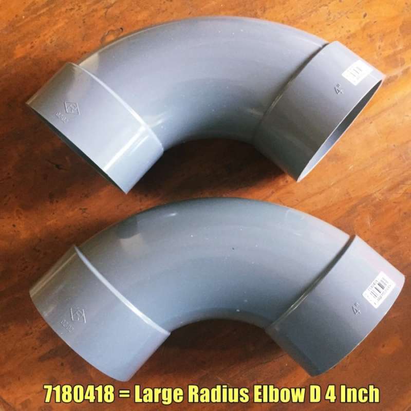 Jual Large Radius Elbow/ Long Elbow/ Keni PVC 4 Inch D RUCIKA - 7180733 ...