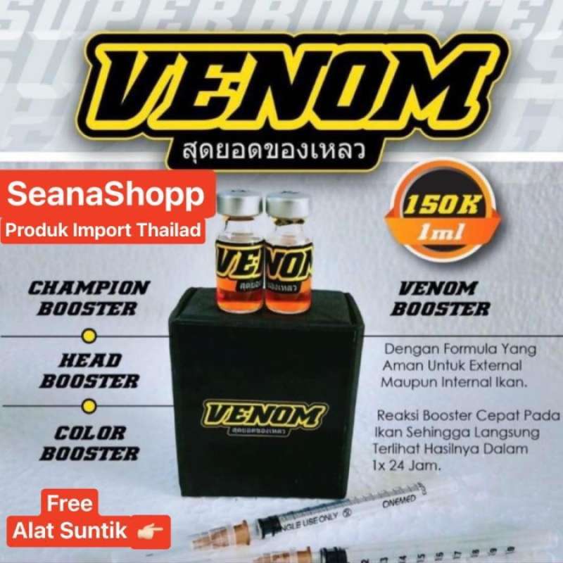 Promo VENOM BOOSTER Fish 1ml Terapi Jos Jenong Ikan Louhan Sejenis ...