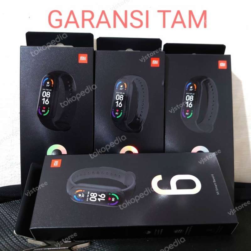 Jual Xiaomi mi band 6 amoled screen with sp02 garansi TAM resmi ...