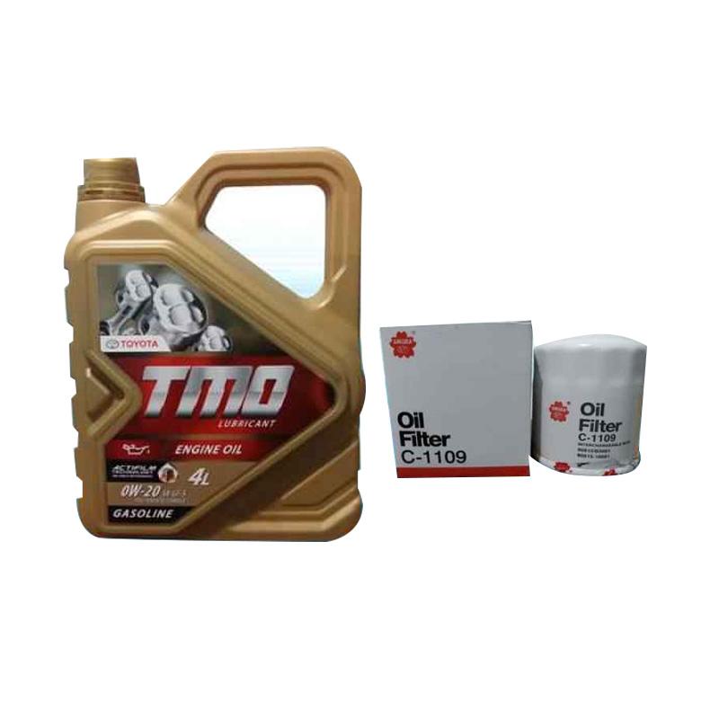 Promo Paket Bundling Oli Mobil TOYOTA MOTOR OIL TMO 0W-20 API SN 4 ...