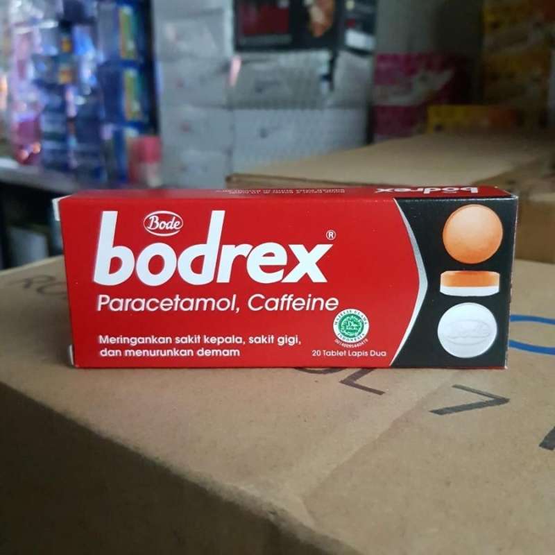 Jual BODREX PARACETAMOL // Meredakan Sakit Kepala, Demam isi 20 tab di ...