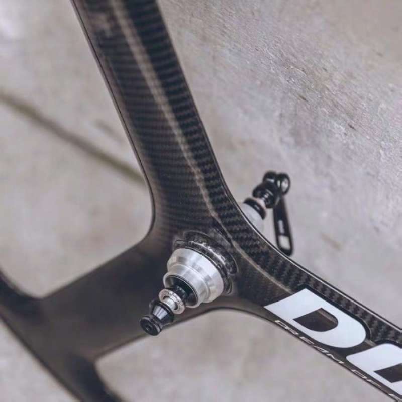 Jual Wheelset Rims Velg Sepeda Roadbike Fixie 700c Carbon Tri Spoke ...