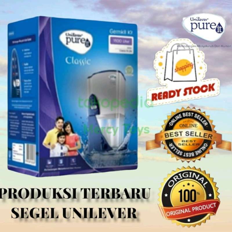 Jual Filter Air Pureit Pure It Germkill Kit 1500 Liter Classic - Bubble ...