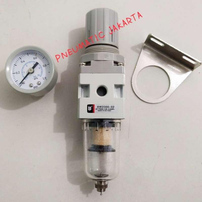 Jual Air Unit Filter Regulator Aw2000-02 Pneumatic Di Seller Dapuraku ...