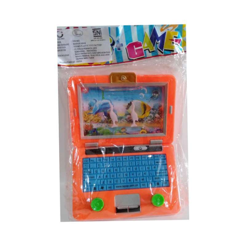 Jual MAINAN PENCETAN GAME AIR MODEL LAPTOP - MAINAN ANAK JADUL - Orange ...