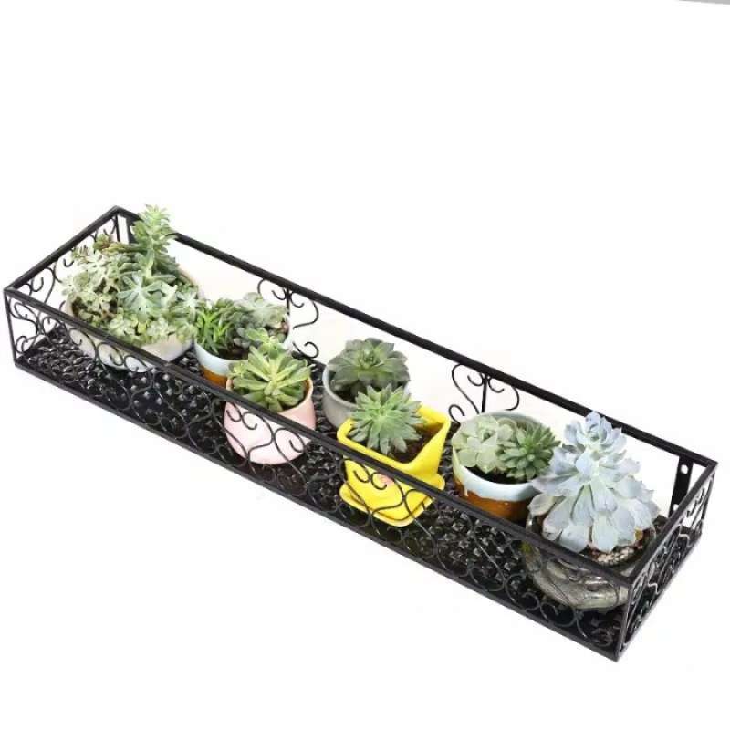 Jual Rak bunga balkon Rak gantung bunga rak Dinding Standing pot bahan ...