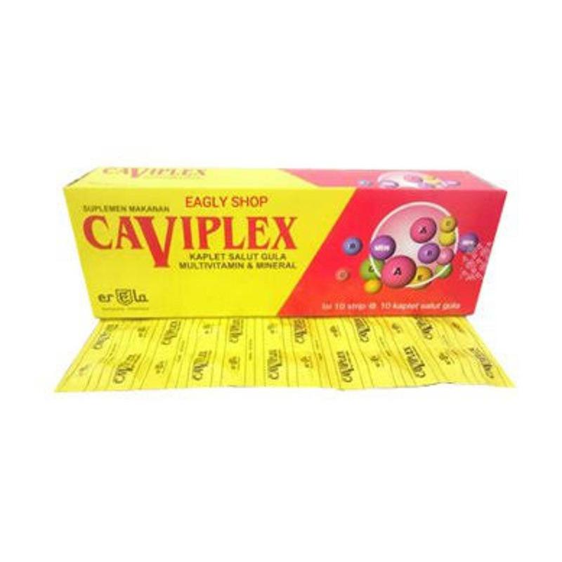 Jual Caviplex Mineral Multivitamin [1 Box/10 Strip/100 Tablet] Di ...