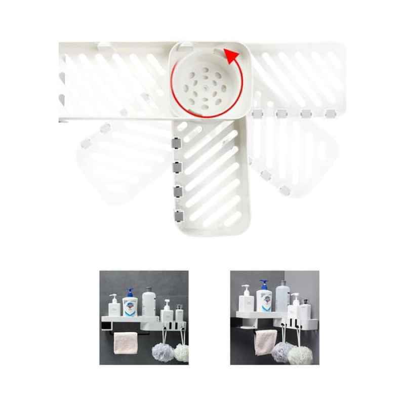Promo Navy Shops - Corner Shower Rotary Shelf Rack Corner - Rak Sudut ...