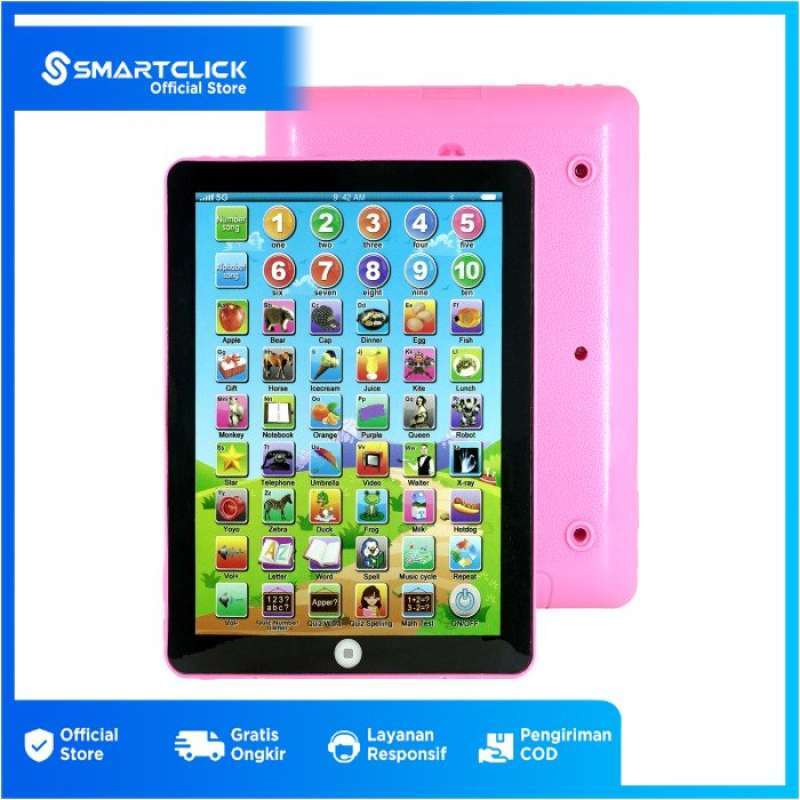 Jual Tablet Playpad Edukasi Mainan 2 Bahasa Belajar Angka Pengetahuan ...