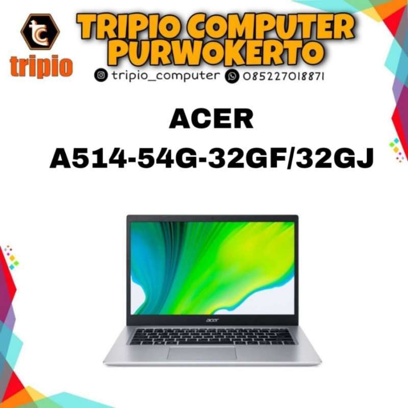 Jual Acer Aspire 5 A514-54g-32gj/32gf Notebook [intel Core I3-1115g4 / 8gb Ddr4 / 512gb Ssd / 14 ...