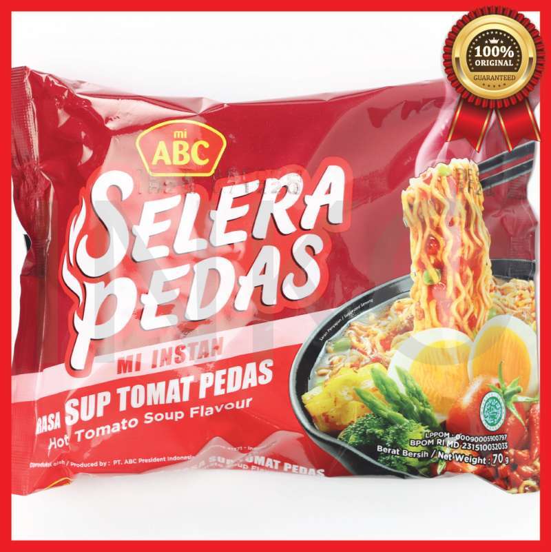Jual Mie ABC Selera Pedas Rasa Sup Tomat Mie Instant [70 g] di Seller ...