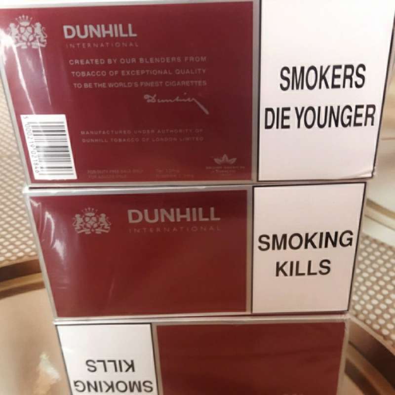 Jual Rokok Import Dunhill International Red London Original Di Seller ...