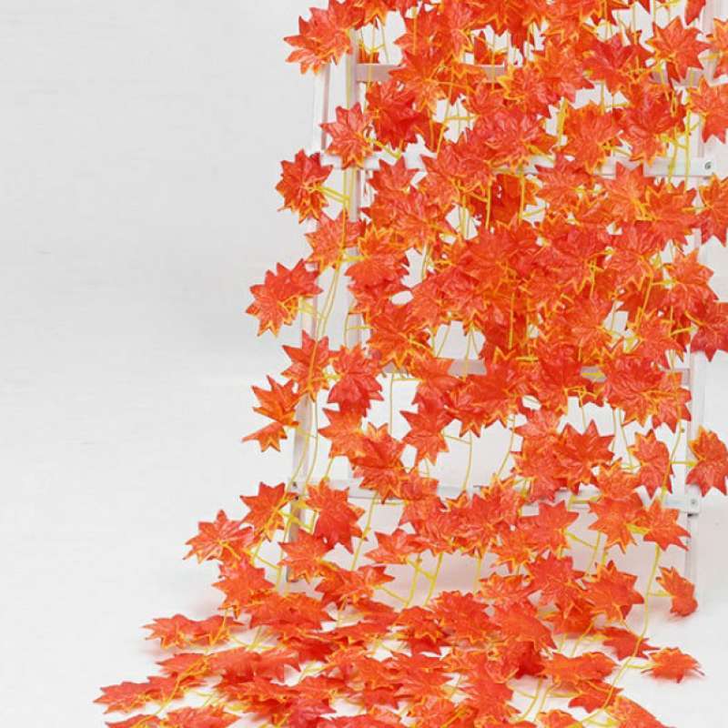 Promo Daun Rambat Daun Maple Daun Plastik Artificial Diskon 50% Di ...