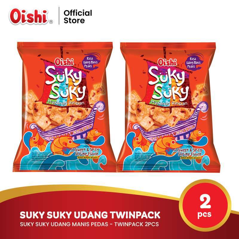 Promo Suky Suky Udang Manis Pedas - Twinpack 2pcs Diskon 27% di Seller ...