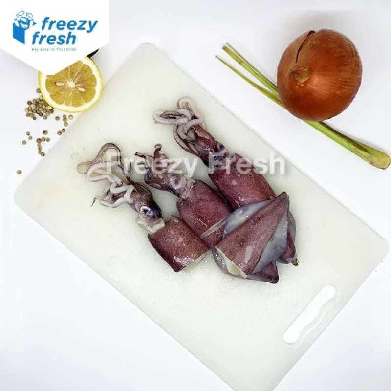 Jual Freezy Fresh Cumi Telor Squid [1kg] Halal Di Seller Freezy Fresh ...