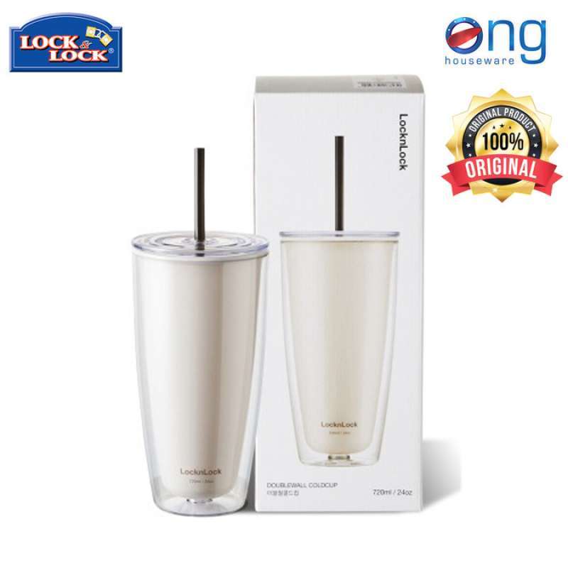 Jual Tumbler Botol Minum Dingin Double Wall Cold Cup 750ml Locknlock Hap507 Di Seller Rigel ...