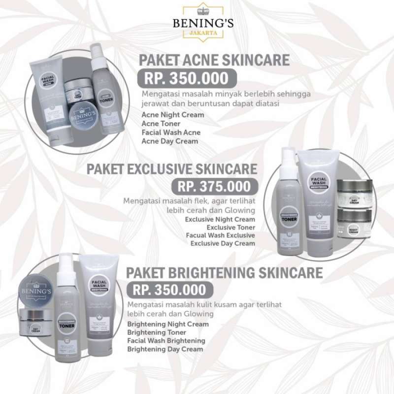 Promo benings skincare dr oky original paket exclusive Diskon 23% di ...