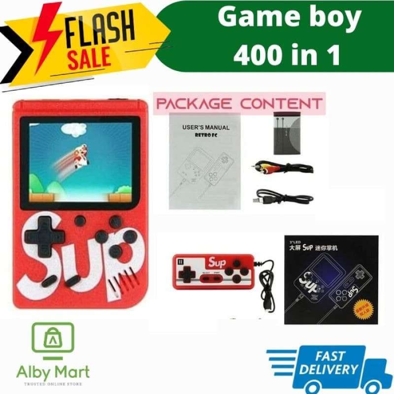 Jual Gameboy Mini Game Retro Fc 400 Games In 1 Gameboy Console 2 Player ...