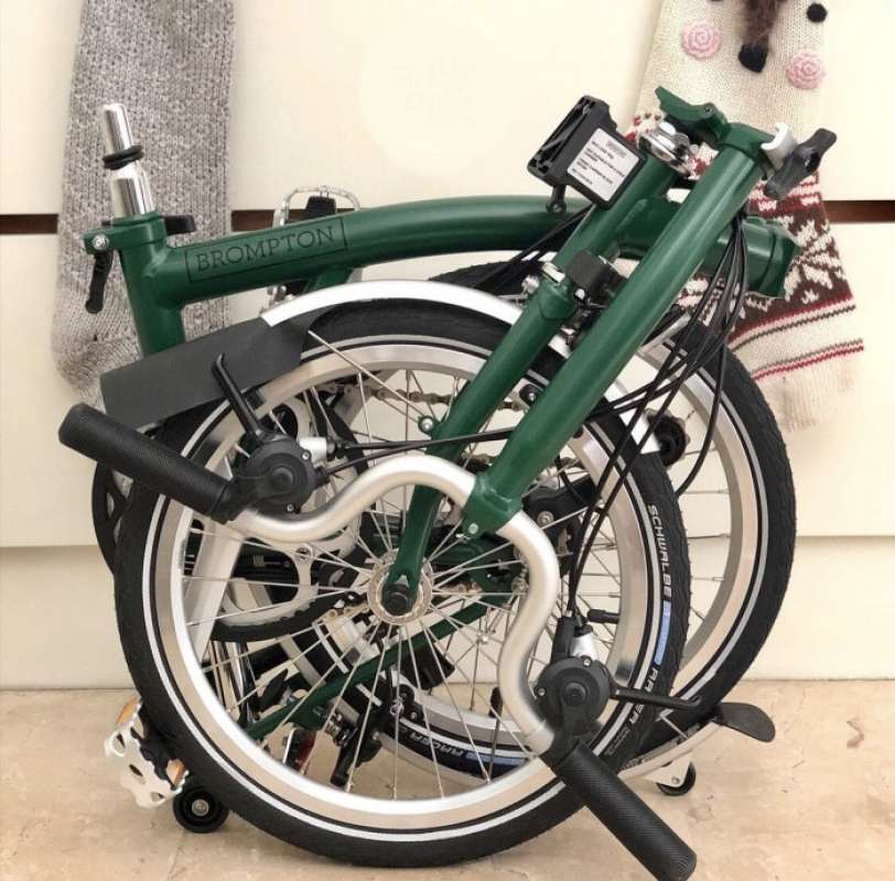 Jual SEPEDA LIPAT BROMPTON ORIGINAL M6L WARNA RACING GREEN di Seller ...