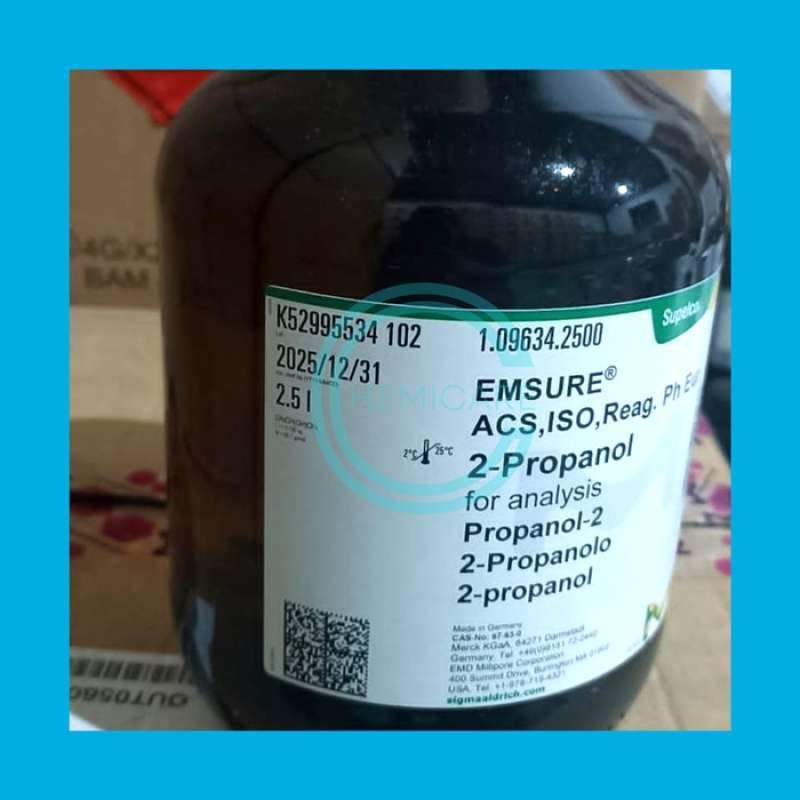 Promo 2-Propanol For Analysis Emsure/Merck/1.09634.2500/2,5 L Diskon 23 ...