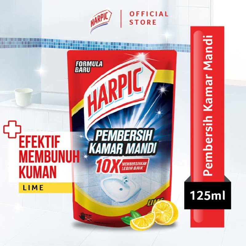 Jual Smg/jog/solo - Harpic Lime Pembersih Kamar Mandi [125 Ml/ Kemasan ...