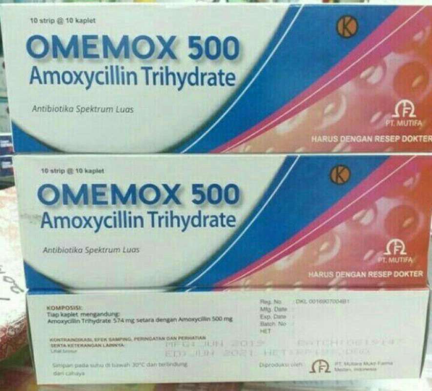 Jual Mutifa Omemox 500mg/ box isi (100tablet) obat resep dokter di ...