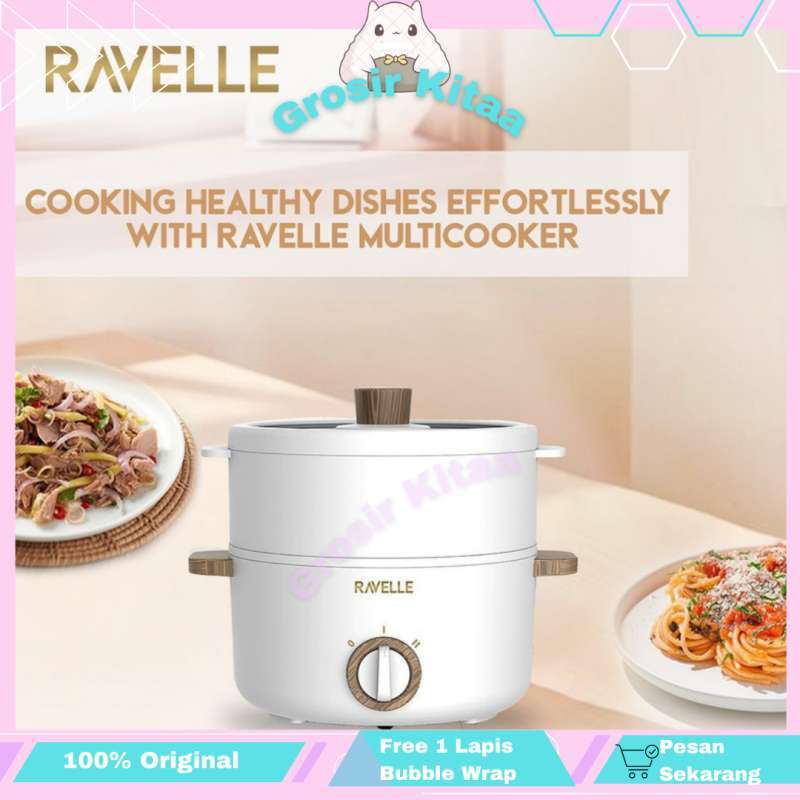 Jual Ravelle Panci Listrik Multicooker - Panci Portable Multifungsi 1 ...